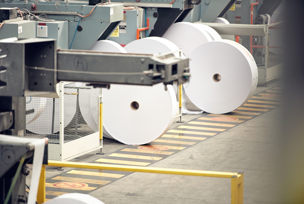 High abrasion resistant belts for unwinding hygiene paper coils